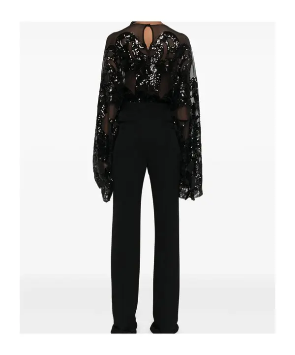 Norma Kamali Sequin Embellished Bodysuit