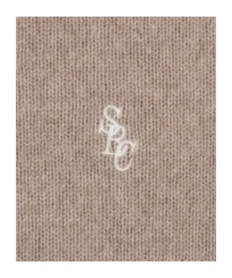 SPORTY  RICH V-neck Embroidered Sweater