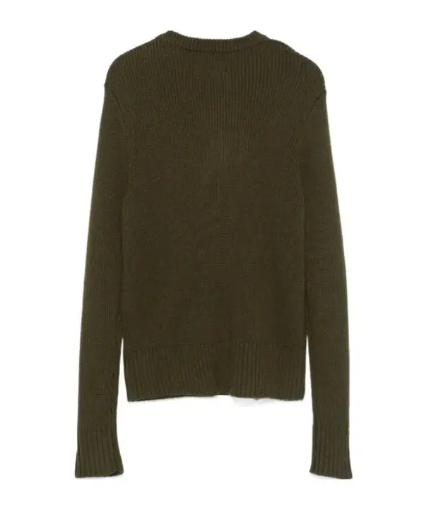Zadig&Voltaire Ribbed Knit Sweater With Rhinestone Embellishments
