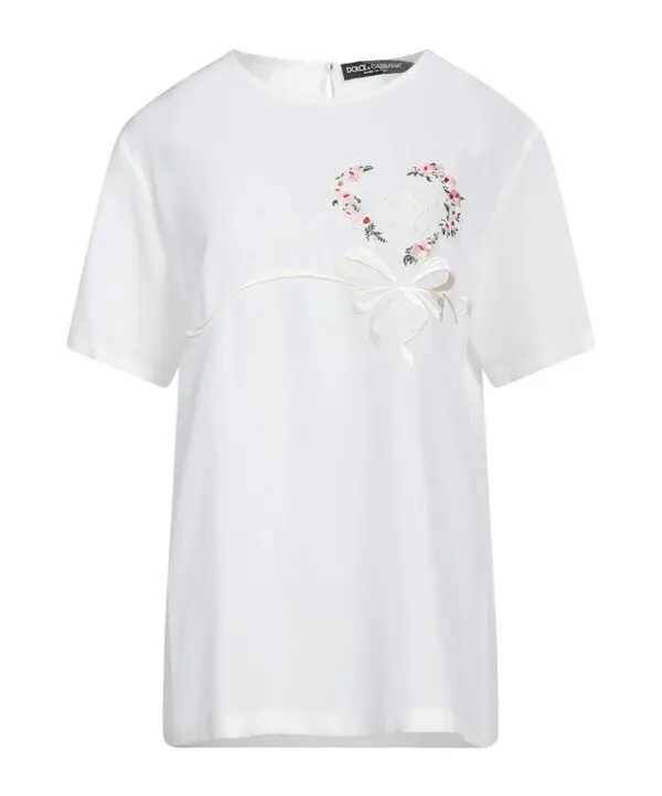 Dolce & Gabbana Solid-color Short-sleeved T-shirt