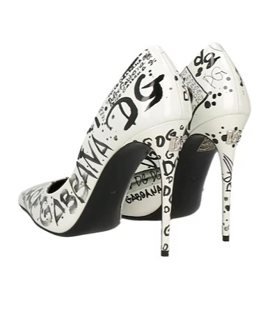 Dolce & Gabbana Pointedtoe Printed Highheels