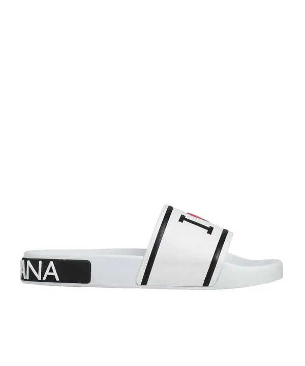 Dolce & Gabbana Letter Print Slides