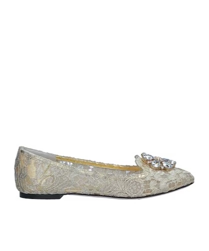 Dolce & Gabbana Minimalist Rhinestone Loafers