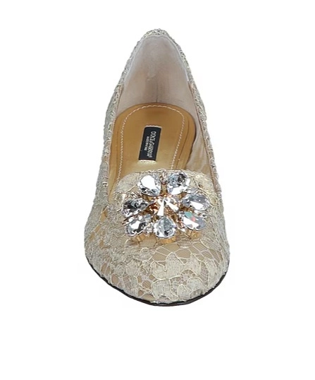 Dolce & Gabbana Minimalist Rhinestone Loafers