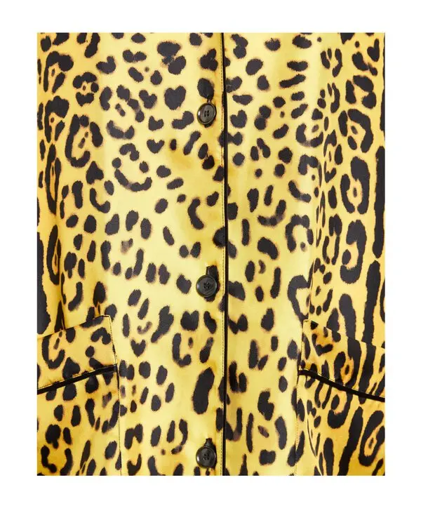 Dolce & Gabbana Leopard Print Sleepwear