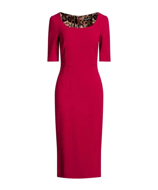Dolce & Gabbana Midi Dress With Scoop Neckline