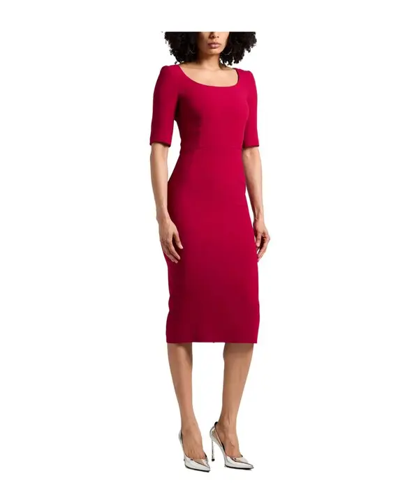 Dolce & Gabbana Midi Dress With Scoop Neckline