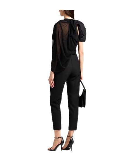Jacquemus Cropped Tulle Top
