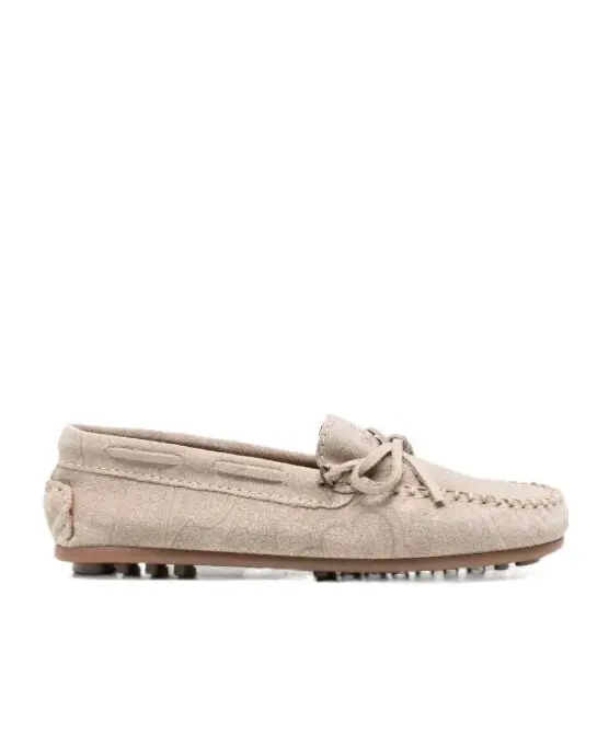 Etro Paisley Suede Moccasins
