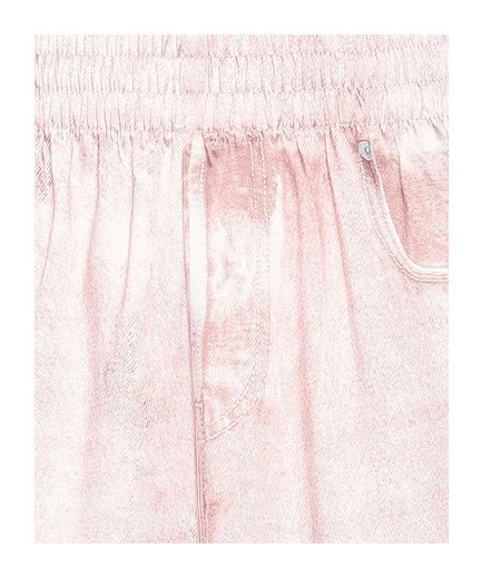 DIESEL® Solid Satin Wide Leg Pants