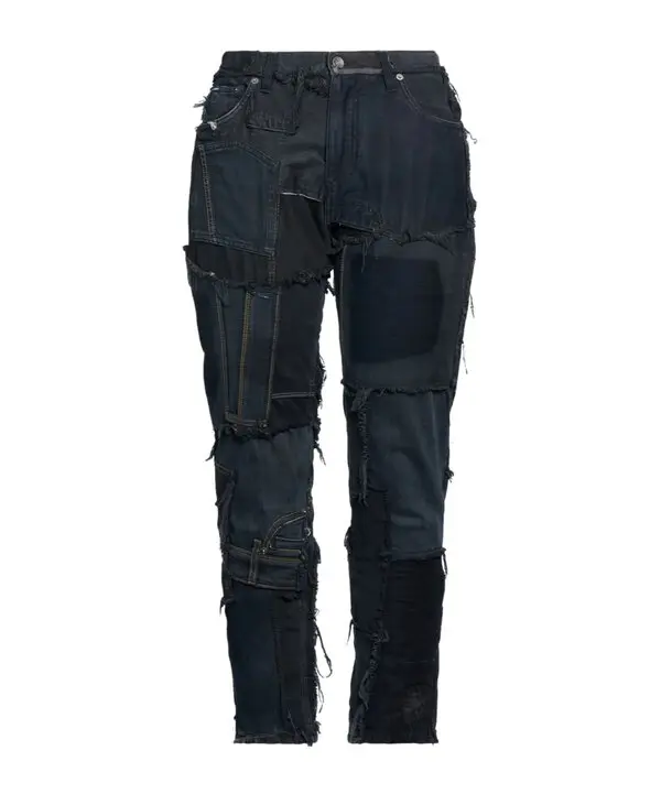 Dolce & Gabbana Slim-fit Patchwork Denim Jeans