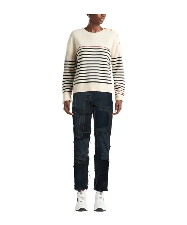 Dolce & Gabbana Slim-fit Patchwork Denim Jeans