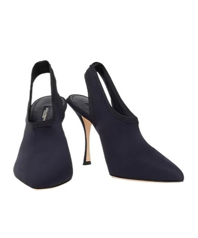 Dolce & Gabbana Solidcolor Knit Highheels - Black