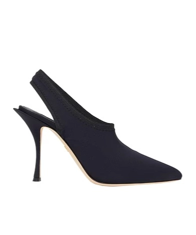 Dolce & Gabbana Solidcolor Knit Highheels - Black