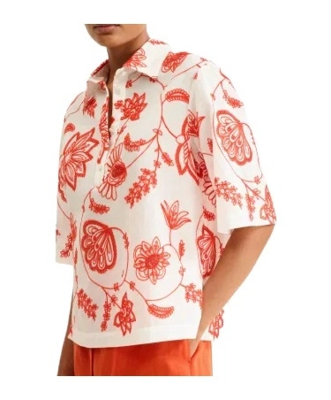 ERES Izana Printed Shirt - White