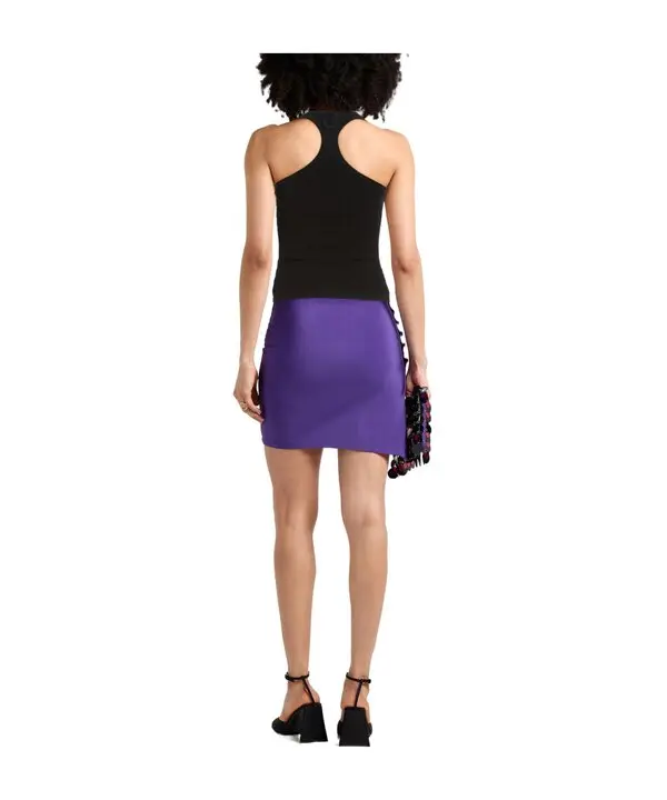 Jacquemus Sleeveless Top With Textured Finish - Black