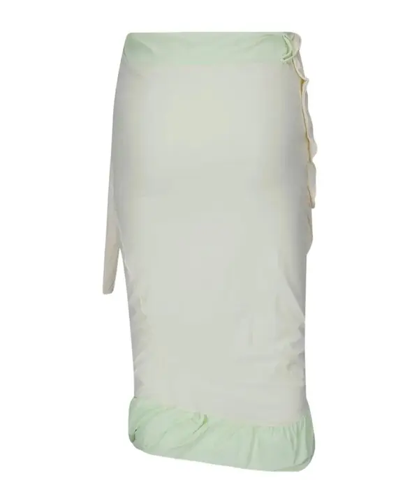 Ottolinger Twisted Reversible Midi Skirt - White