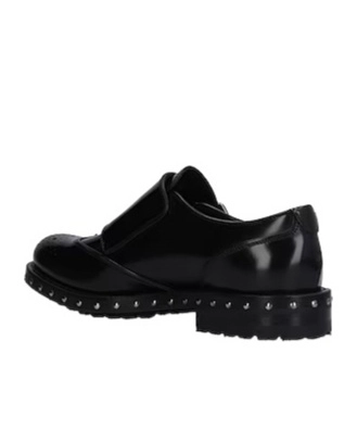 Dolce & Gabbana Leather Monk Strap Shoes