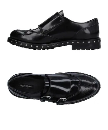 Dolce & Gabbana Leather Monk Strap Shoes