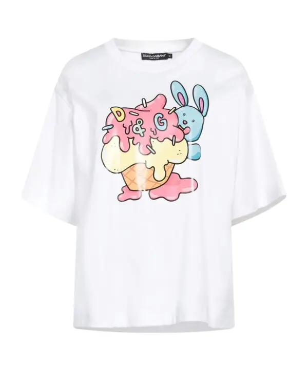 Dolce & Gabbana Printed Short Sleeve T-shirt