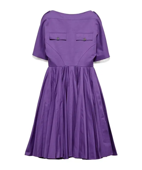 Prada Chino Dress - Cyclamen