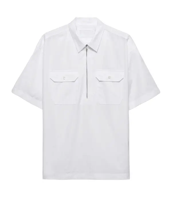 Prada Short-sleeved Cotton Shirt