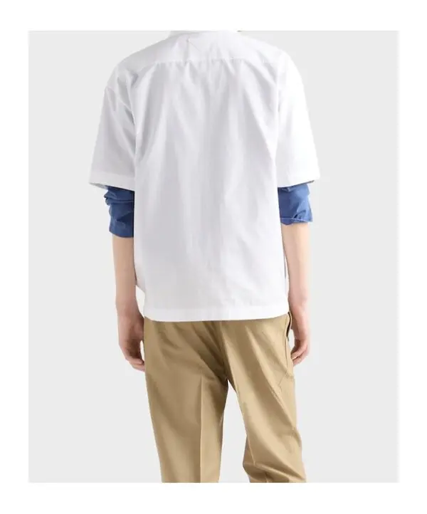 Prada Short-sleeved Cotton Shirt