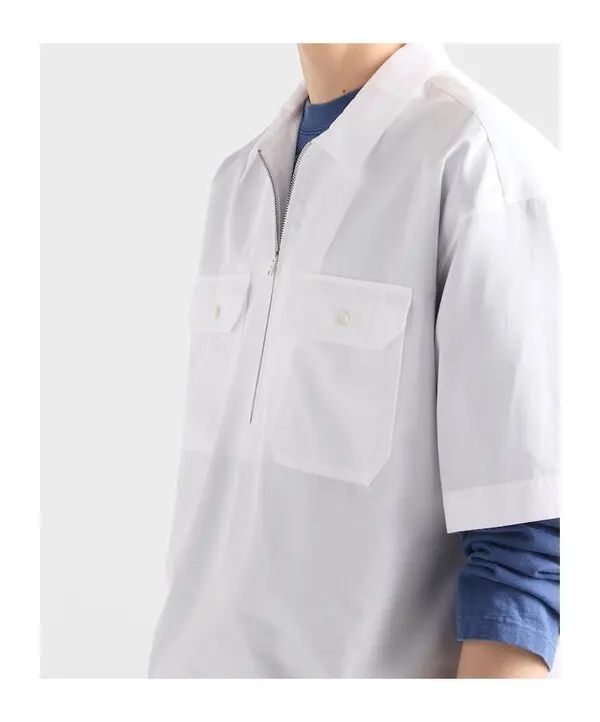 Prada Short-sleeved Cotton Shirt