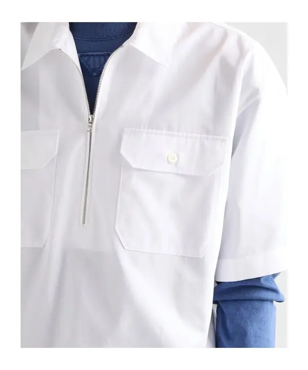 Prada Short-sleeved Cotton Shirt