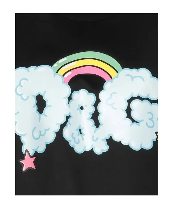 Dolce & Gabbana Graphic Print Cropped Sleeveless T-shirt