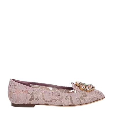 Dolce & Gabbana Embellished Lace Loafers - No