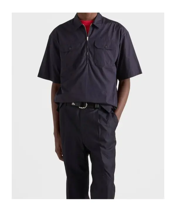 Prada Short-sleeved Cotton Shirt