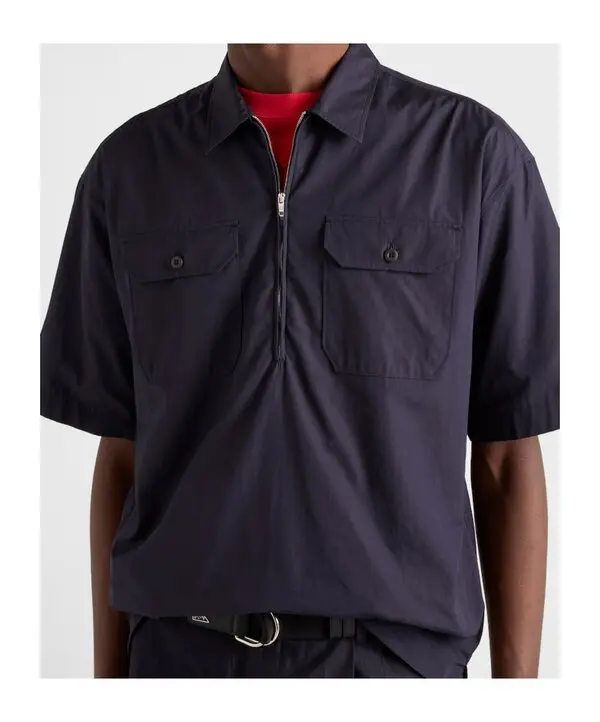 Prada Short-sleeved Cotton Shirt