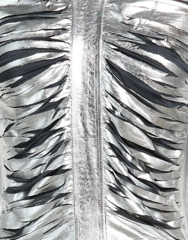 DIESEL® Solid-color Metallic Luster T-shirt