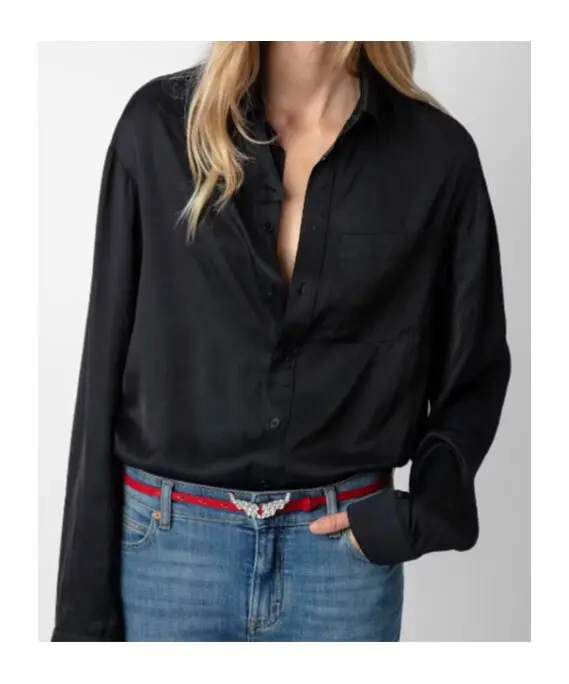 Zadig&Voltaire Long-sleeved Dropped-shoulder Shirt