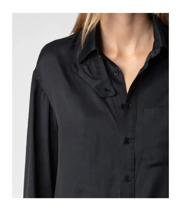 Zadig&Voltaire Long-sleeved Dropped-shoulder Shirt