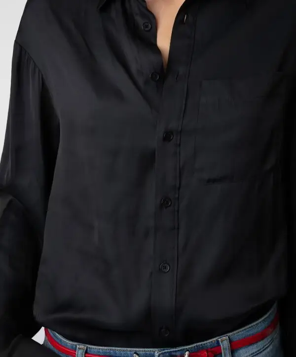 Zadig&Voltaire Long-sleeved Dropped-shoulder Shirt