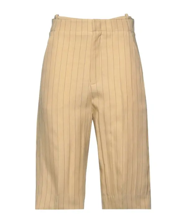 Jacquemus Striped Cotton Blend Casual Pants