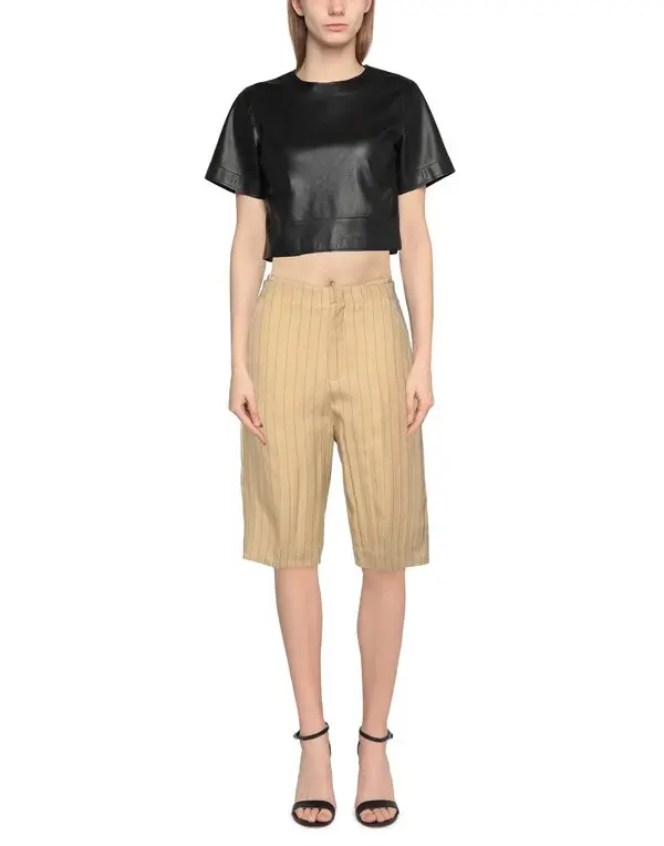 Jacquemus Striped Cotton Blend Casual Pants