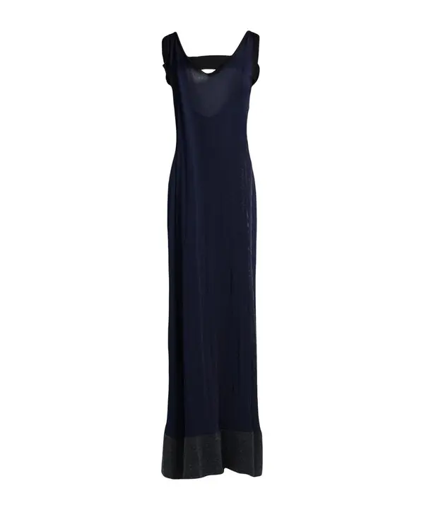 Jacquemus Sleeveless V-neck Flared Jersey Maxi Dress