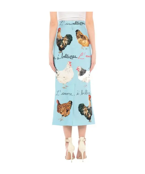 Dolce & Gabbana Printed Midi Skirt