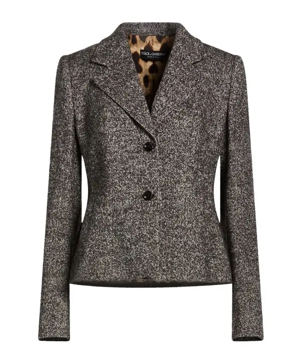Dolce & Gabbana Single-breasted Tweed Blazer