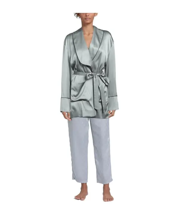Dolce & Gabbana Color-blocked Satin Home Top