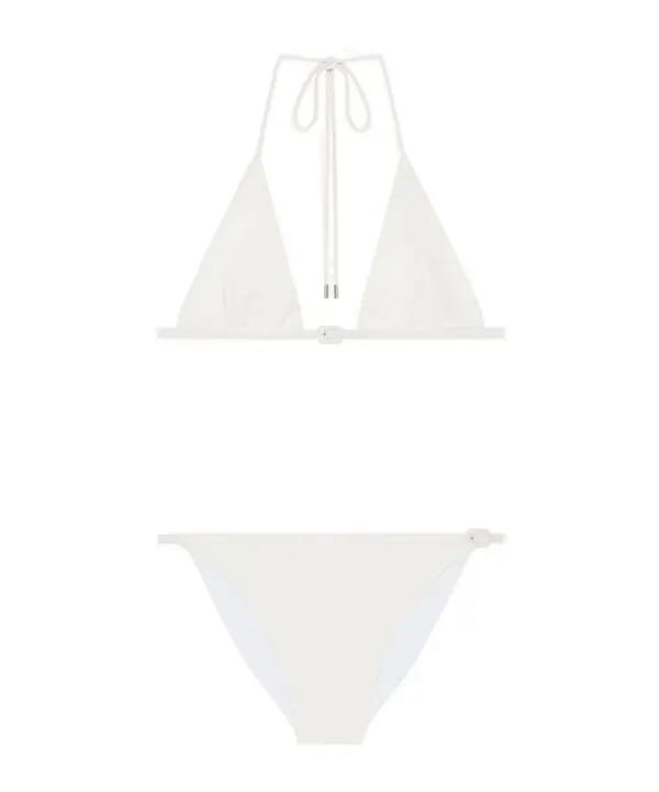 COURREGES Two-piece Bikini Set With Buckle Detail - Buckle Bikini