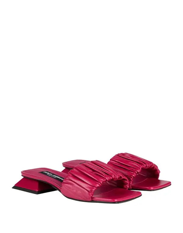 Dolce & Gabbana Solid Color Sandals