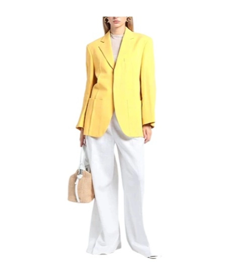 Jacquemus Solid Color Single-breasted Blazer
