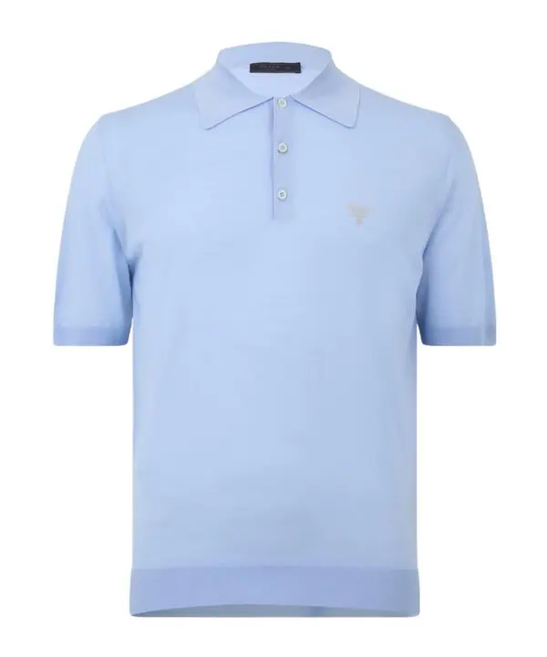 Prada Fine Wool Polo Shirt