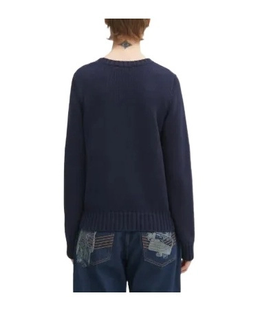 SPORTY  RICH Crew-neck Long-sleeve Sweater