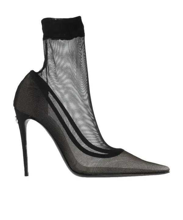 Dolce & Gabbana Solid Color Ankle Boots