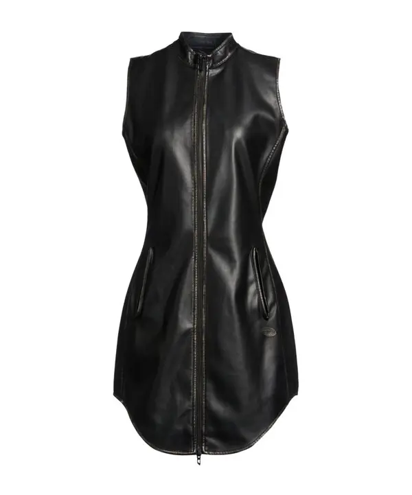 DIESEL® Simple Solid-color Sleeveless Dress